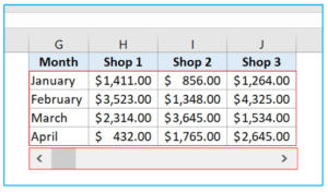 How to Create Scroll Bar in Excel.