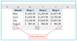 How to Create Scroll Bar in Excel.