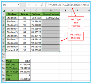 How To Make a Bell Curve in Excel (Step-by-step Guide) - Biz Infograph