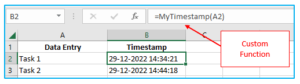 How to Insert Data and Timestamps in Excel? - Resource