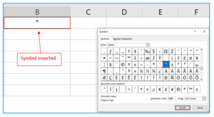 How to Insert Degree Symbol in Excel? 8 Easy Ways. - Resource