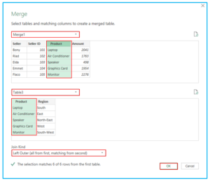 How to Merge Two or More Tables in Excel