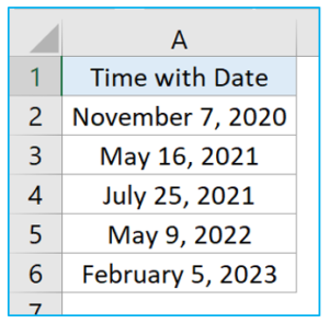 Remove The Time from Date in Excel. Time from Date in Excel
