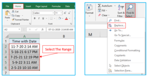 Remove The Time from Date in Excel. Time from Date in Excel