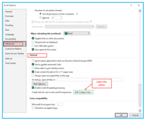 How to Create a Custom List in Excel?