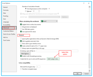 How to Create a Custom List in Excel?