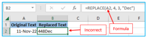 How to use Excel REPLACE and SUBSTITUTE Functions?