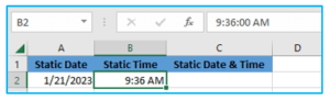 Excel TODAY Function – TODAY’s Date Function in Excel