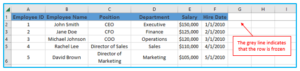 How to Freeze Rows and Columns in Excel? - freeze panes in excel