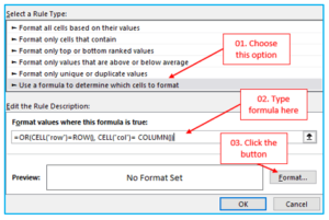 How to Highlight Active Row Column in Excel?