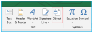 Insert Embed PDF in Excel. Insert Embed PDF in Excel