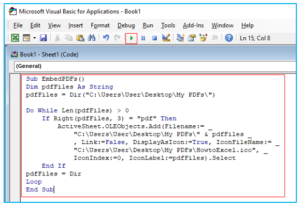 Insert Embed PDF in Excel. Insert Embed PDF in Excel