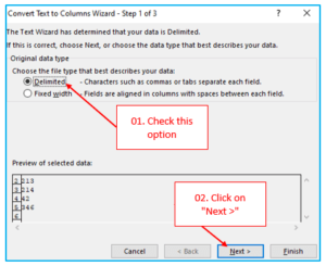 Text to Column - Multiple ways to Split Text to Column in Excel