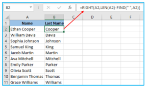 How to Alphabetize by last name in Excel?