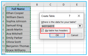 How to Alphabetize by last name in Excel?