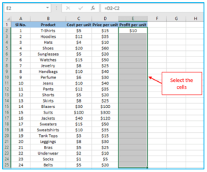 Apply Formula to Entire Column in Excel - Biz Infograph