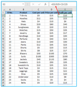 Apply Formula to Entire Column in Excel - Biz Infograph