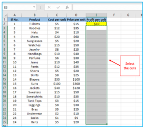 Apply Formula to Entire Column in Excel - Biz Infograph
