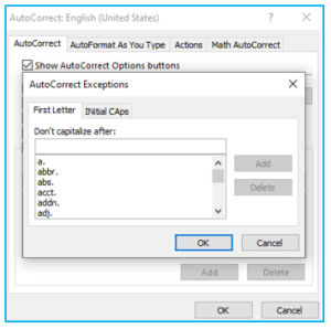 How to use AutoCorrect option in Excel?