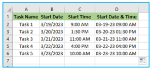 How to Combine Date and Time in Excel?