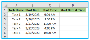 How to Combine Date and Time in Excel?