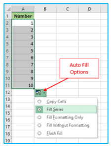 How to use Fill Handle in Excel?
