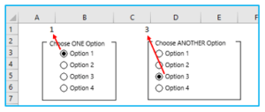 How To Insert and Use a Radio Button (Option Button) in Excel - Biz ...