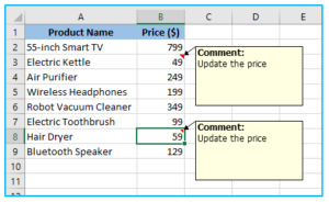 How to Insert Comments and Delete Comments in Excel (including Shortcuts)?