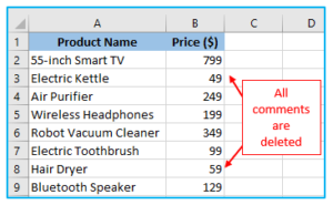 How to Insert Comments and Delete Comments in Excel (including Shortcuts)?