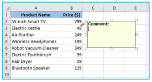 How to Insert Comments and Delete Comments in Excel (including Shortcuts)?