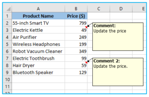 How to Insert Comments and Delete Comments in Excel (including Shortcuts)?