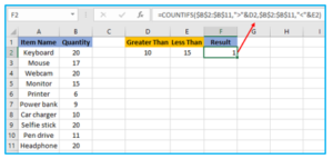 Excel COUNTIF And COUNTIFS Function with Multiple Criteria