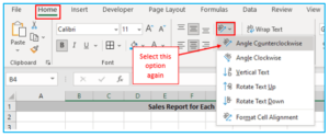 How to Rotate Text in Cells in Excel? - Biz Infograph