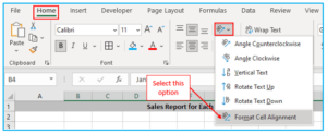 How to Rotate Text in Cells in Excel? - Biz Infograph