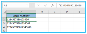 How to Stop Excel from Rounding Numbers?