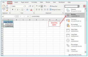 How to Stop Excel from Rounding Numbers?