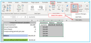 How to Create a Two Variable Data Table in Excel?