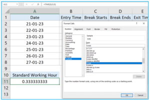 How to Create a Timesheet Calculator in Excel?