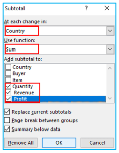 How to Outline (group) Data in excel?