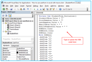 How to create data entry UserForm in excel? VBA Data entry form in Excel.