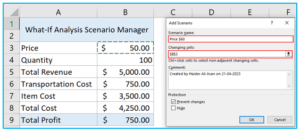 How to use What-If Analysis in Excel?