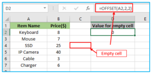 What is Offset Function in Excel? Use of Excel Offset function
