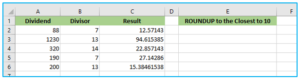 How to use ROUNDUP and ROUNDDOWN in excel?