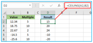 How to use CEILING function in Excel? Easy Guide.