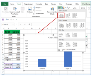How to Create a Thermometer Chart in Excel?