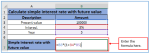 Calculate Simple Interest in Excel - Easy Methods - Resource