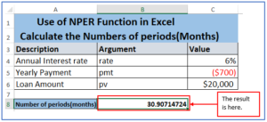 NPER function in Excel with Examples - Resource