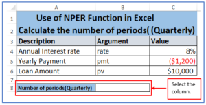 NPER function in Excel with Examples - Resource