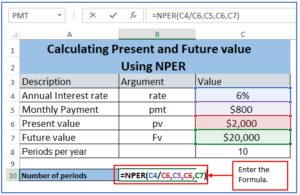 NPER function in Excel with Examples - Resource