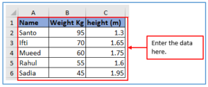 How to Calculate BMI in Excel (Body Mass Index)? - Resource
